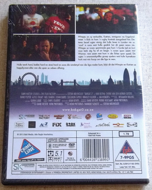 BAKGAT 3 Ivan Botha / Altus Theart DVD SOUTH AFRICA Region 2 PAL ...