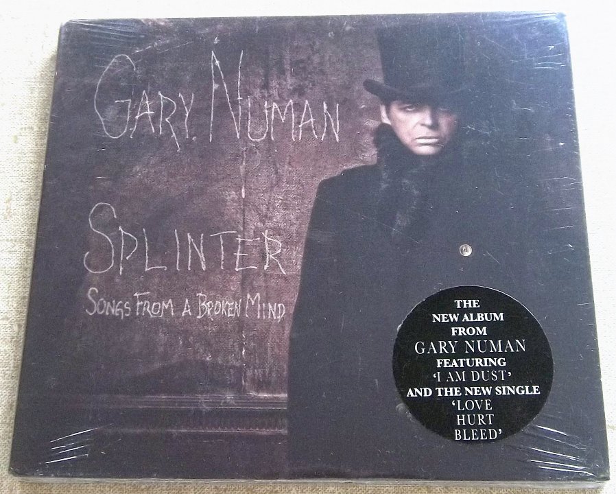 GARY NUMAN Splinter (Songs From A Broken Mind) US Cat# MORTALCD15 ...