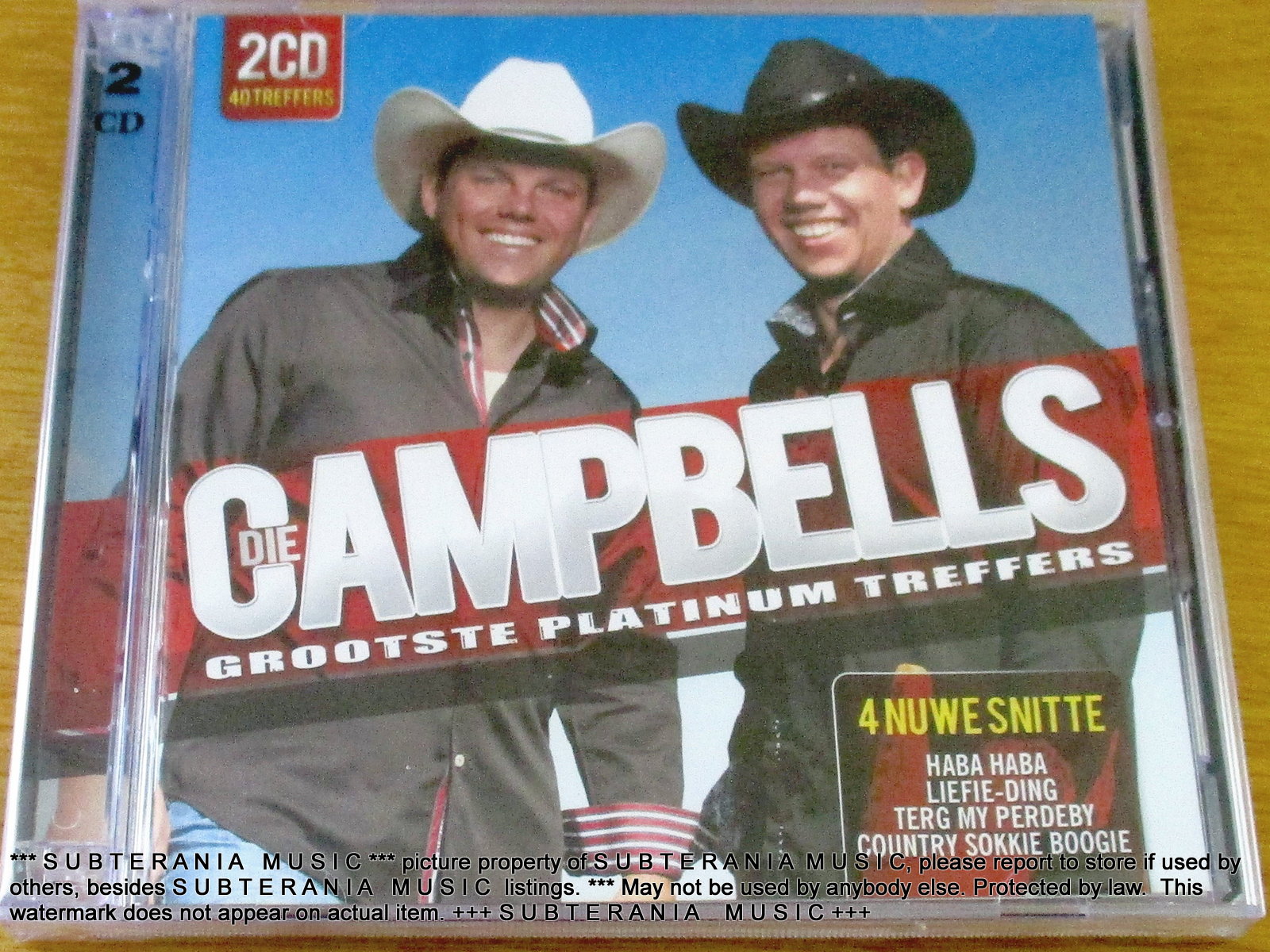 DIE CAMPBELLS Grootste Platinum Treffers SOUTH AFRICA Cat# SELBCD949 ...