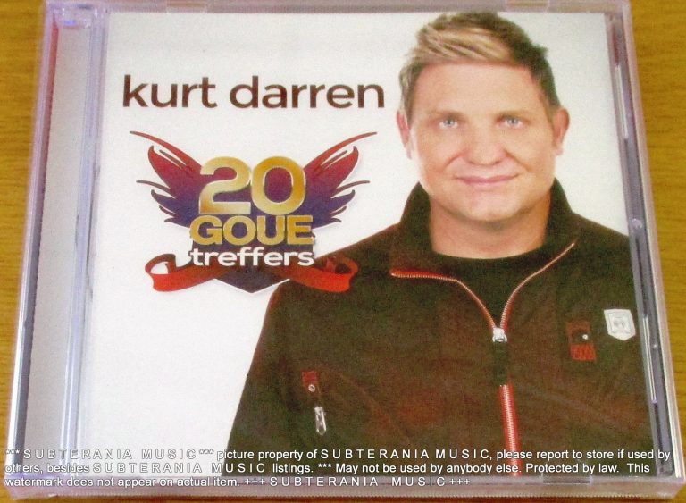 KURT DARREN 20 Goue Treffers SOUTH AFRICA Cat# CDSEL0059 - Subterania