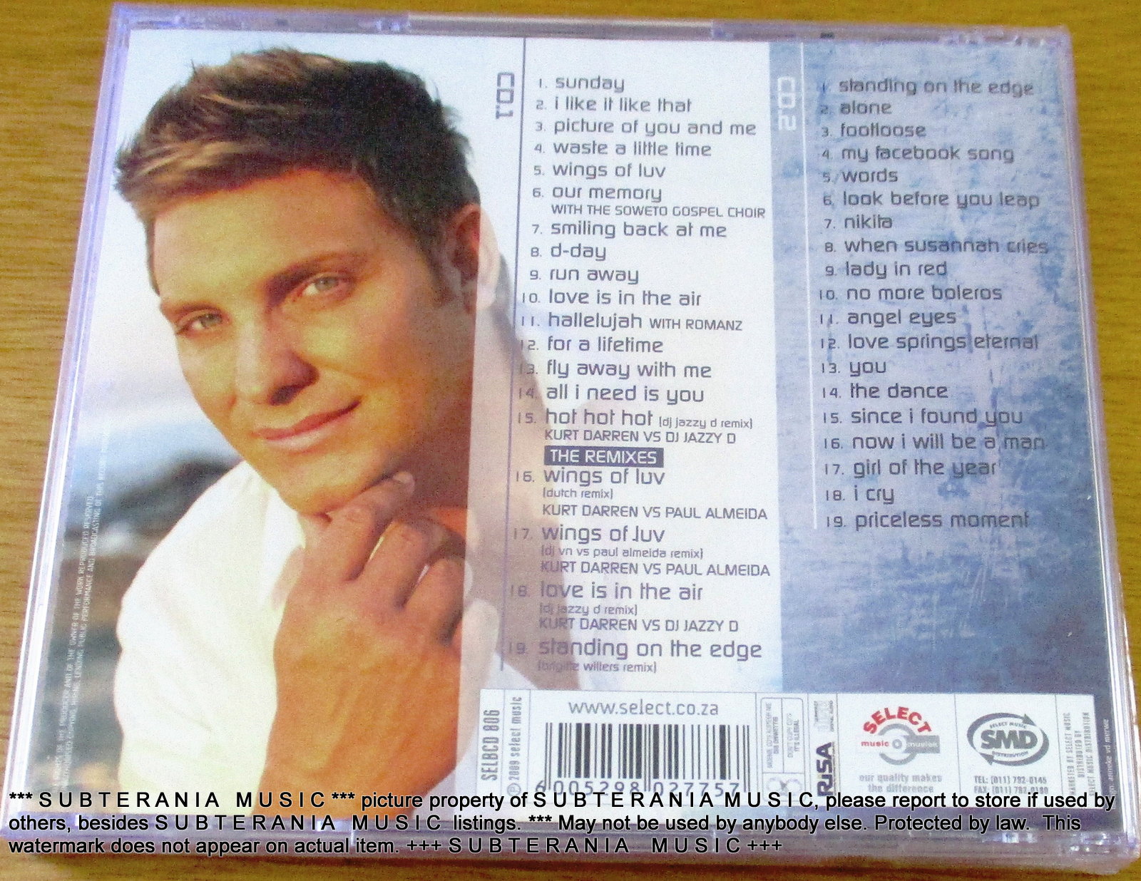 KURT DARREN Smiling Back At Me SOUTH AFRICA Cat# SELBCD 806 ...