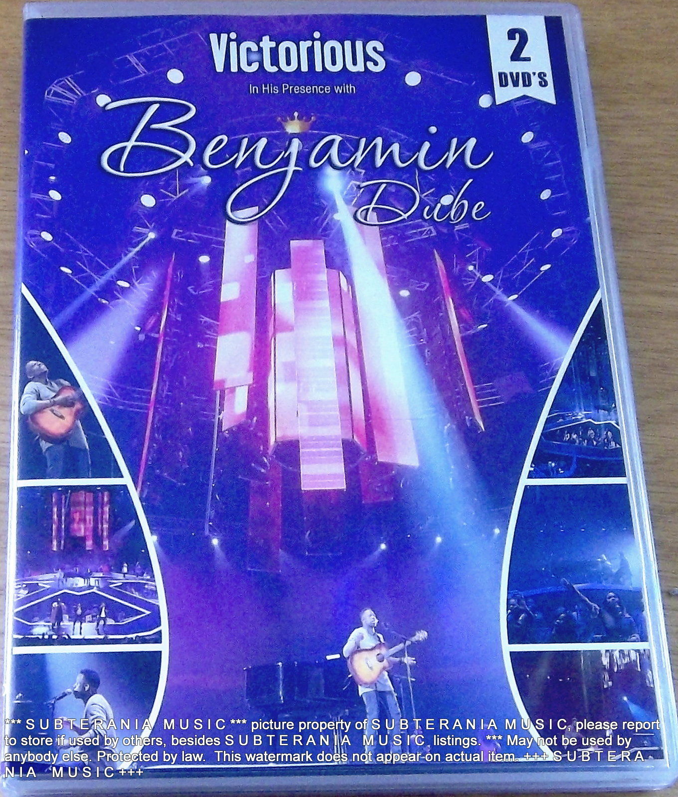 BENJAMIN DUBE Victorious in His Presence PAL 2 DVD SOUTH AFRICA Cat ...
