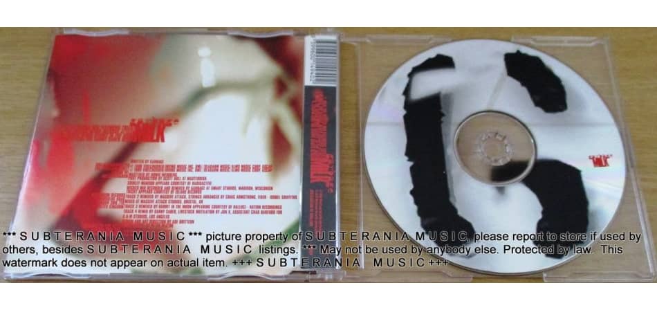 GARBAGE Featuring Tricky Milk (The Wicked Mix) UK Maxi Single CD 2 Red ...