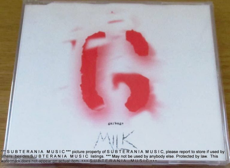 GARBAGE Milk Australian Maxi Single CD - Subterania