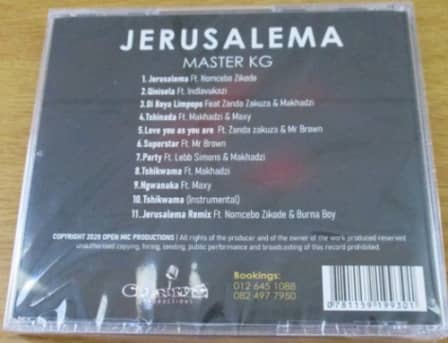 MASTER KG Jerusalema CD - Subterania