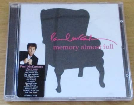 PAUL McCARTNEY Memory Almost Full CD - Subterania