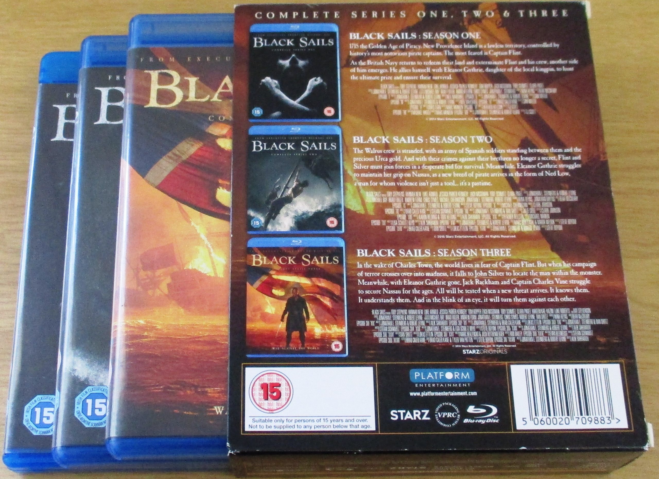 BLACK SAILS Complete Series 1 – 3 BLU RAY BOX SET - Subterania