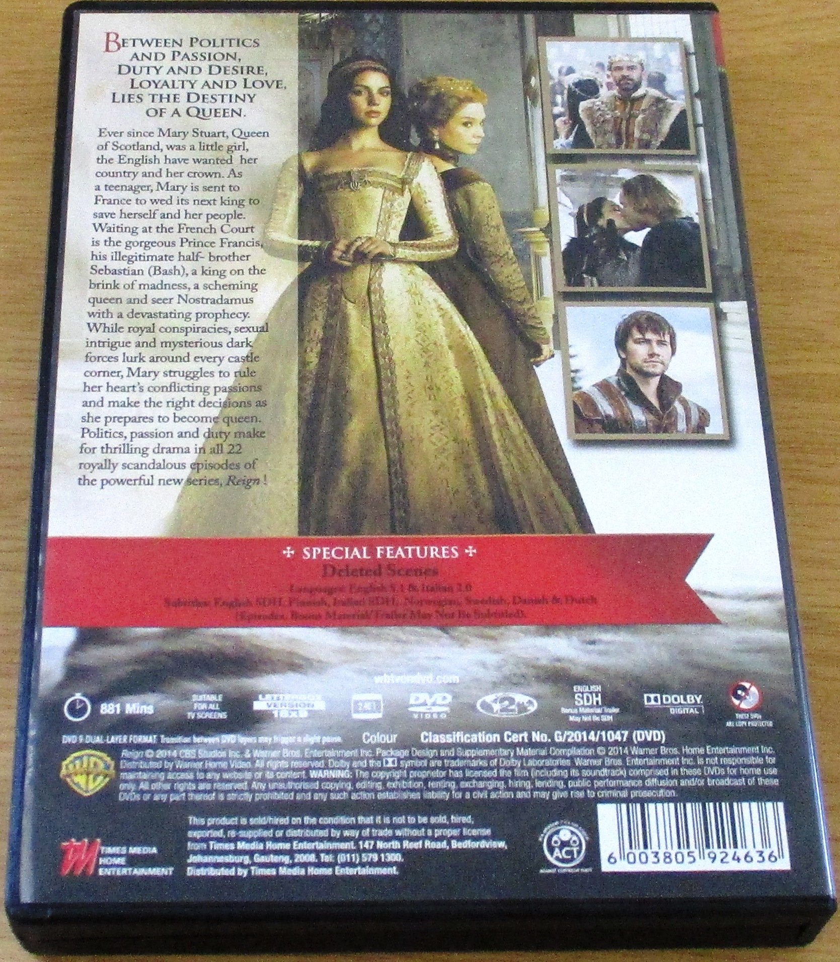 REIGN The Complete First Series [DVD BOX 10] - Subterania