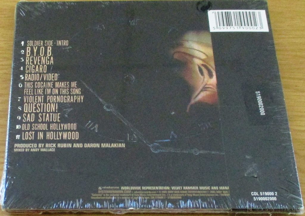 SYSTEM OF A DOWN Mezmerize CD - Subterania