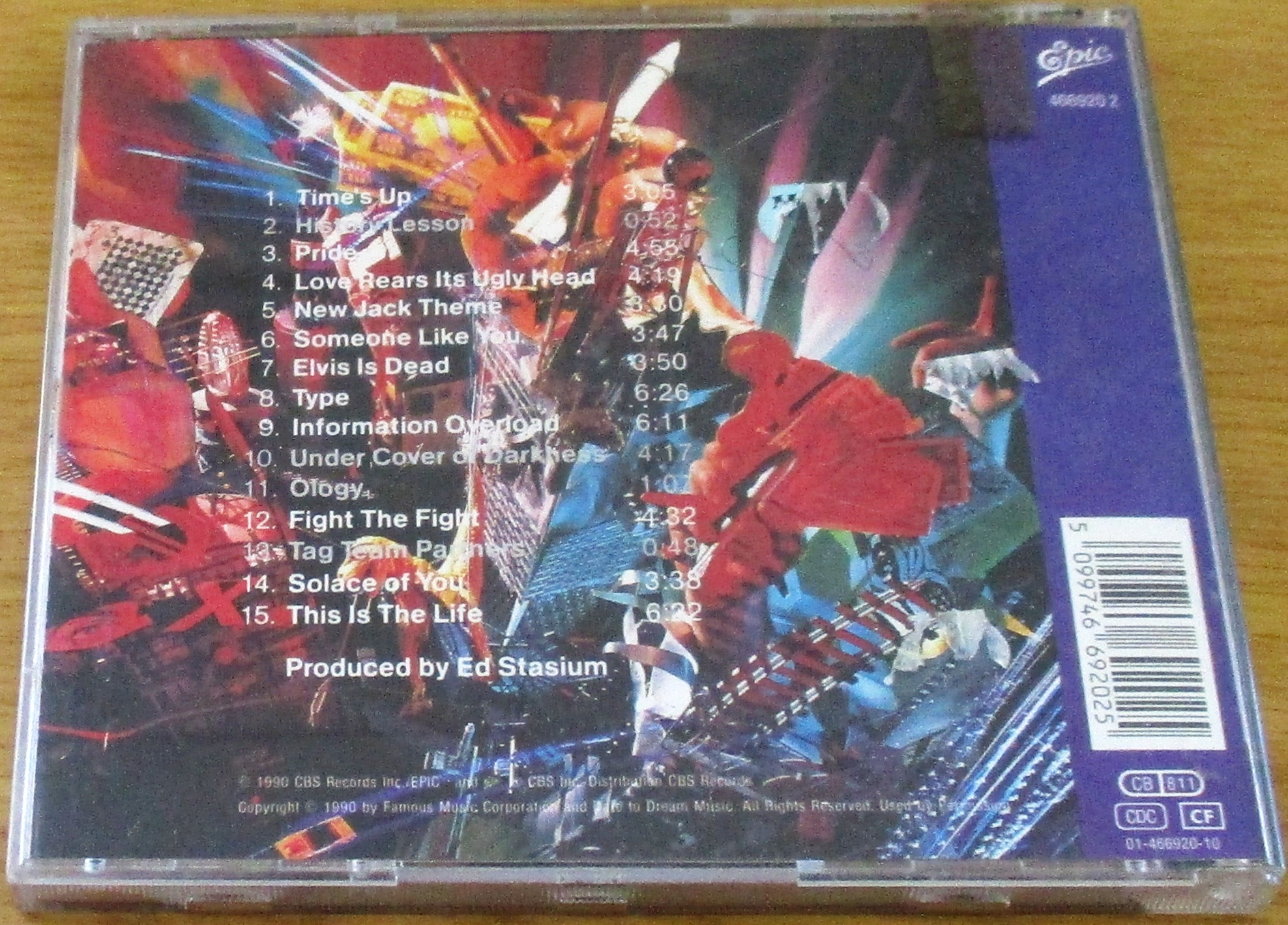 LIVING COLOUR Time`s Up CD - Subterania