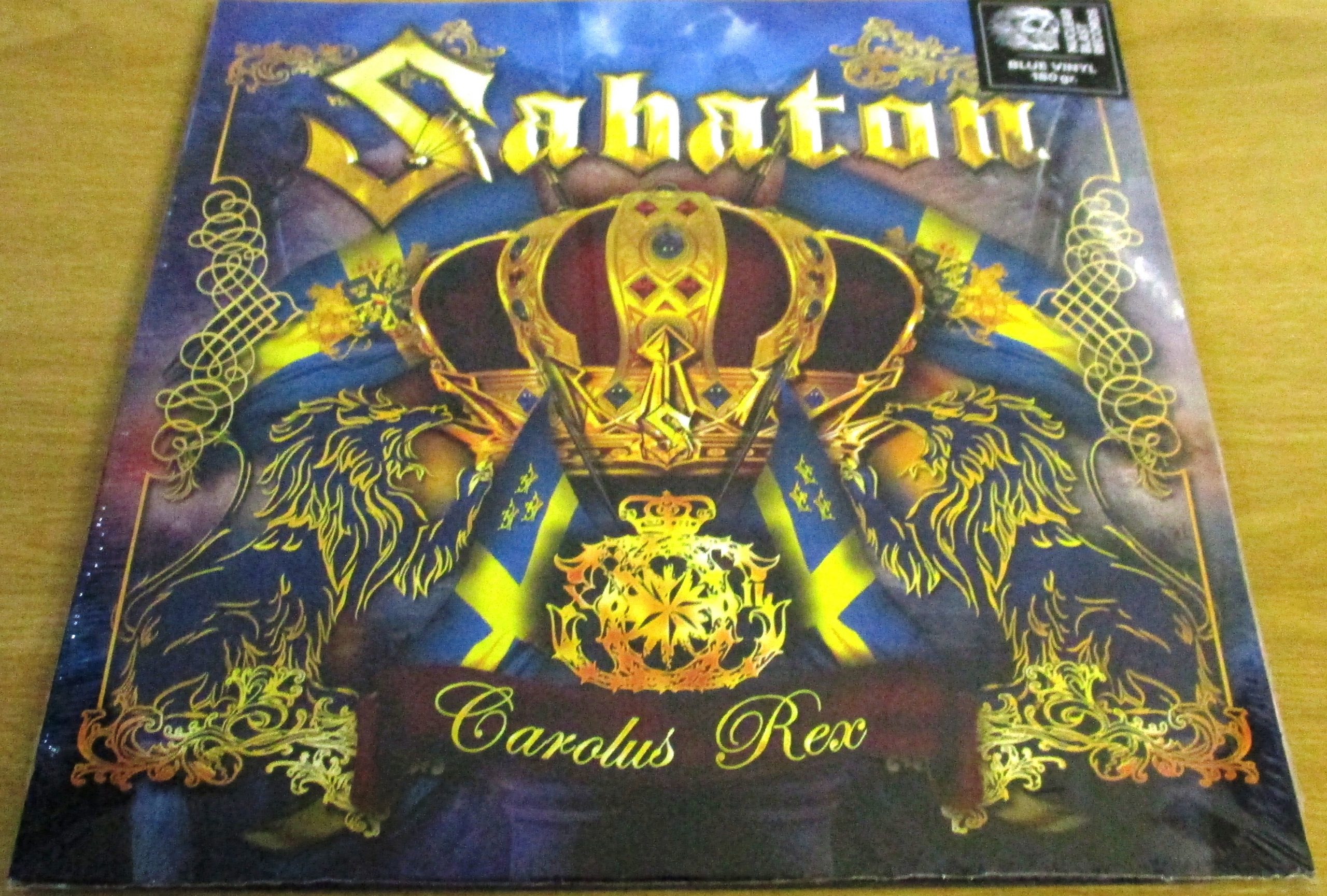 SABATON Carolus Rex 2xLP Gatefold Blue VINYL Record - Subterania