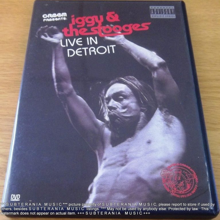 IGGY & THE STOOGES Live in Detroit DVD - Subterania