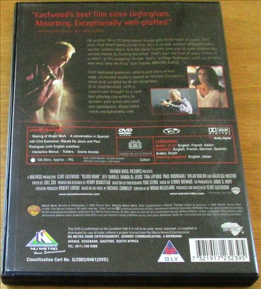BLOOD WORK DVD [dvd box x 11] - Subterania