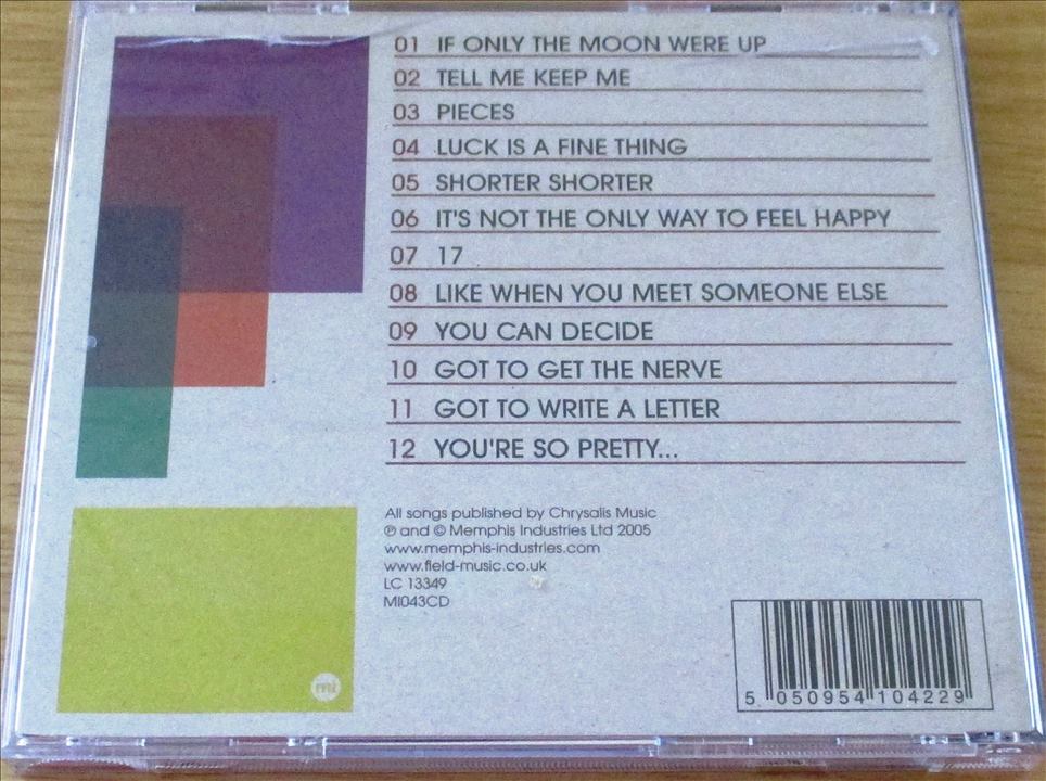 FIELD MUSIC Field Music CD [msr] - Subterania Music