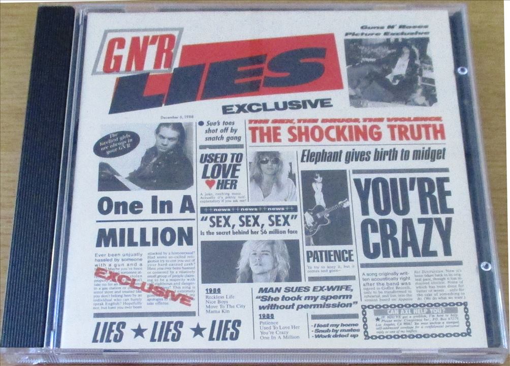 GUNS N ROSES Lies CD [Zx30] - Subterania Music