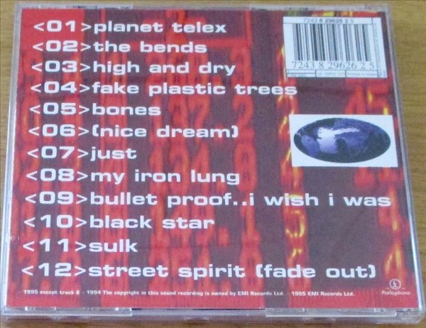 RADIOHEAD The Bends CD [Zx31] - Subterania