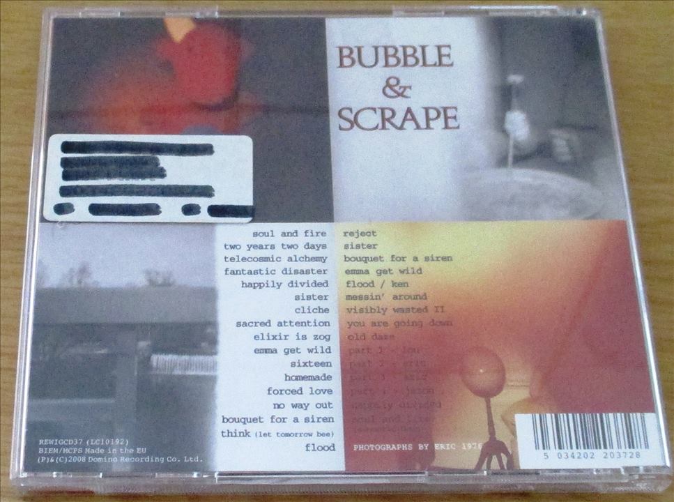 SEBADOH Bubble & Scrape CD [Zx32] - Subterania