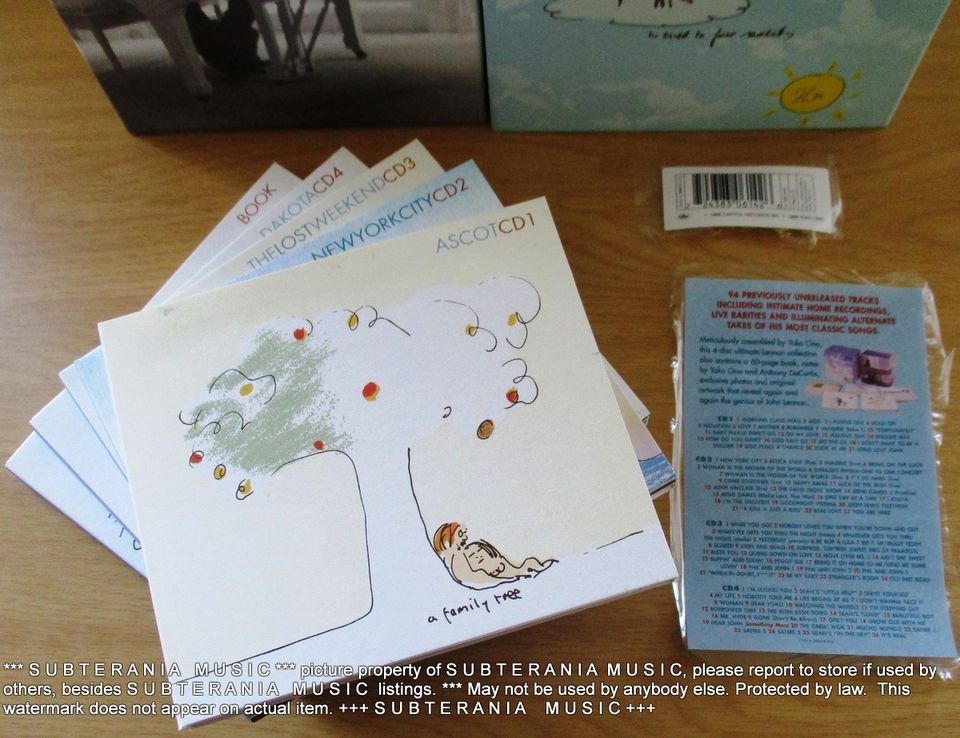 JOHN LENNON Anthology 4 X CD BOX SET + BOOKLET - Subterania