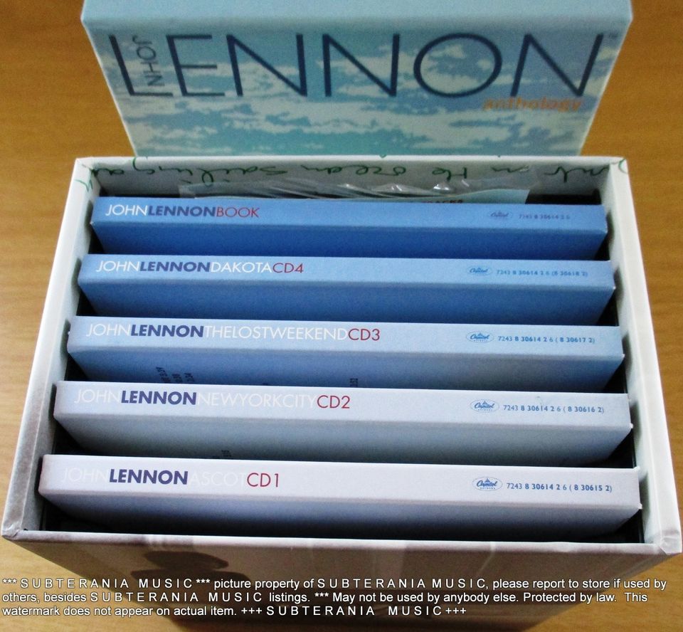 JOHN LENNON Anthology 4 X CD BOX SET + BOOKLET - Subterania