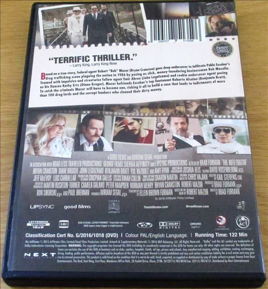 THE INFILTRATOR DVD [dvd box x 13] - Subterania