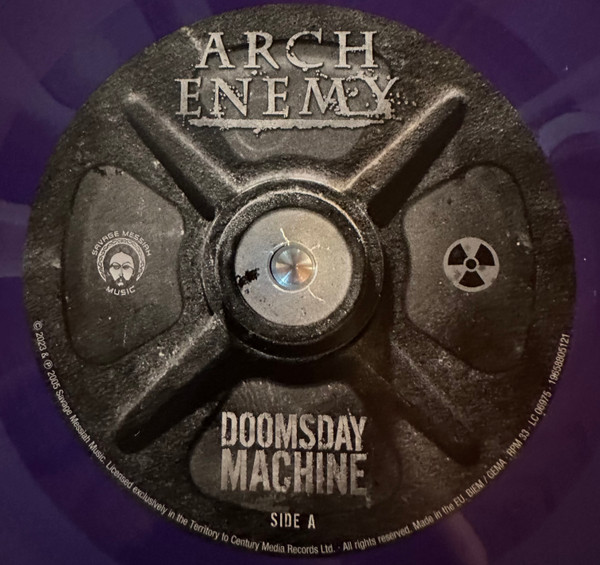 ARCH ENEMY Doomsday Machine Ltd Edition TRANSPARENT BLUE VINYL RECORD ...