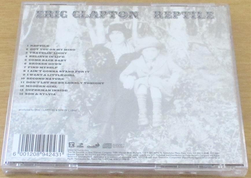 ERIC CLAPTON Reptile CD - Subterania