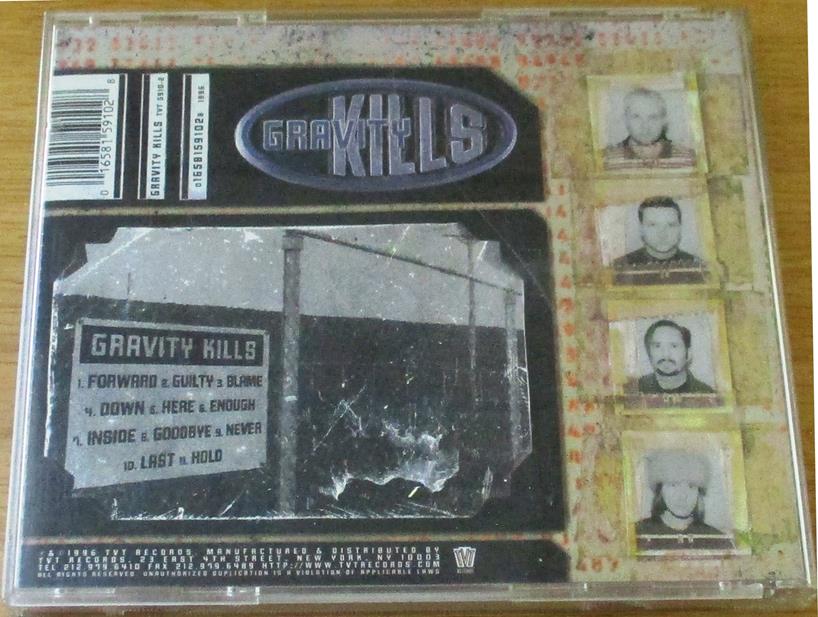 GRAVITY KILLS Gravity Kills CD - Subterania