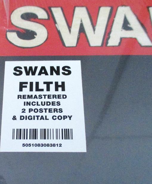 SWANS Filth LP VINYL RECORD - Subterania
