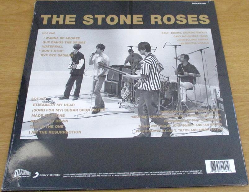 THE STONE ROSES The Stone Roses LP VINYL Record [Shelf P] - Subterania