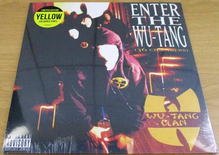 WU-TANG CLAN Enter The Wu-Tang (36 Chambers) Ltd. Ed. YELLOW LP VINYL Record - Subterania