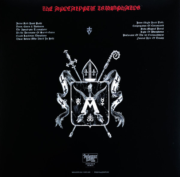 ARCHGOAT The Apocalyptic Triumphator Blood Red W/ Black Spinner Effect ...