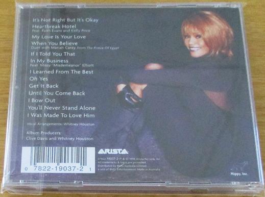 WHITNEY HOUSTON My Love Is Your Love CD - Subterania
