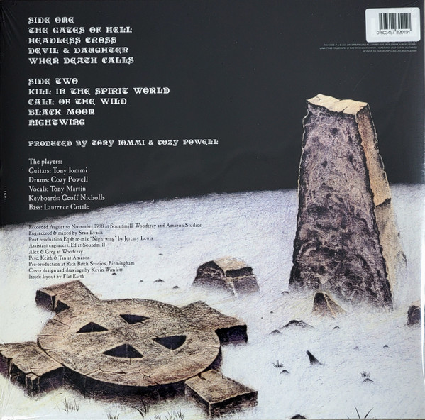 BLACK SABBATH Headless Cross Remastered ULTRA CLEAR LP VINYL Record ...