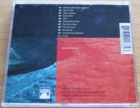 WOLFSHEIM Casting Shadows CD - Subterania